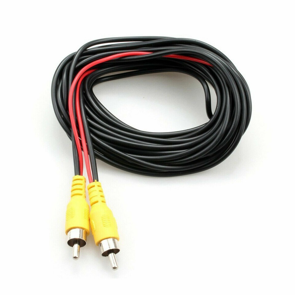 Car Cam RCA Extension Video Cable For Rear View Backup Camera ...