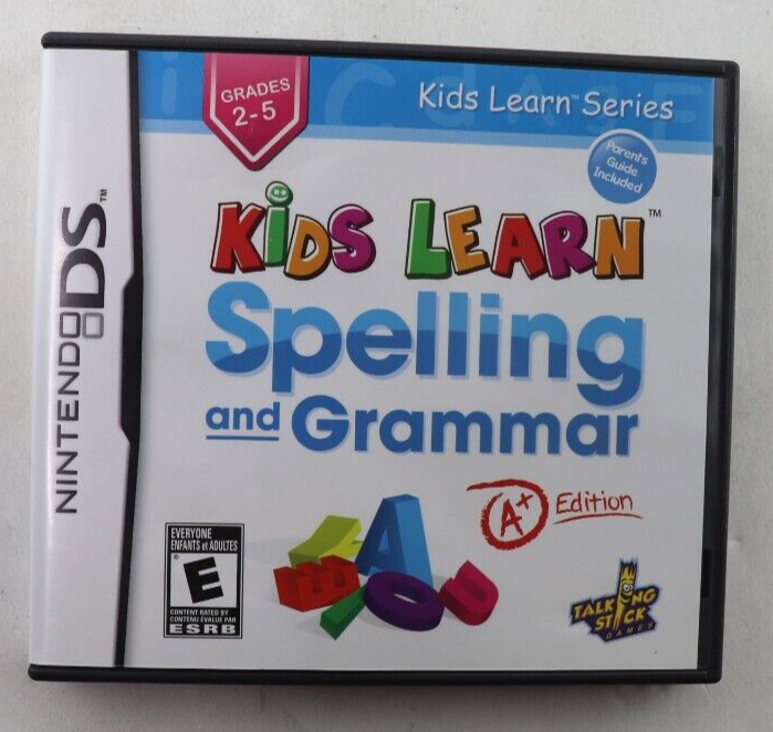 Nintendo DS Kids Learn Spelling and Grammar A+ Edition (Nintendo DS ...