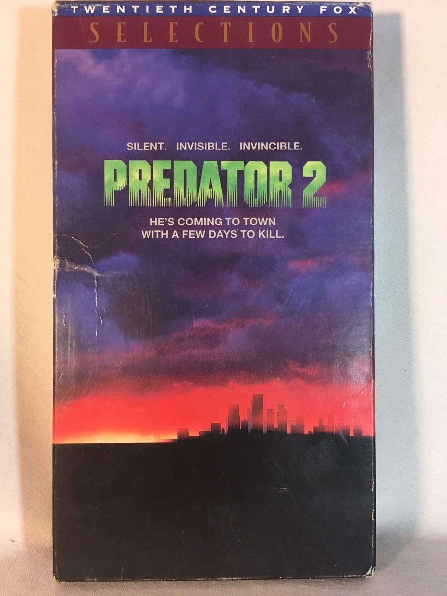 Predatore 2 Vhs Predator 2 VHS Tape Factory Sealed Brand New Watermark
