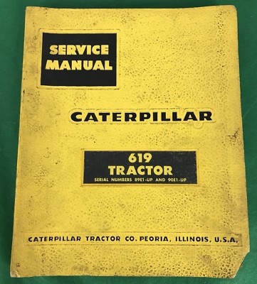 Manuals & Books - 619 Tractor