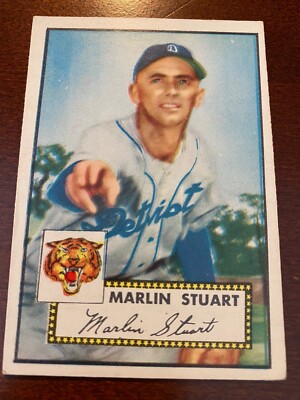 1952 Topps baseball card #208 Marlin Stuart looks EX | eBay