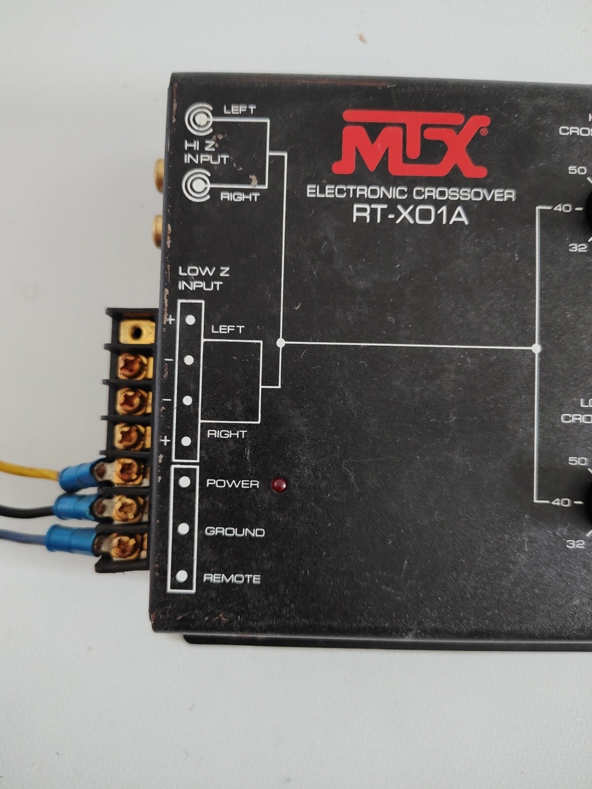 MTX Rt-x01a 2 Way Electronic Crossover RTX01A for sale online | eBay