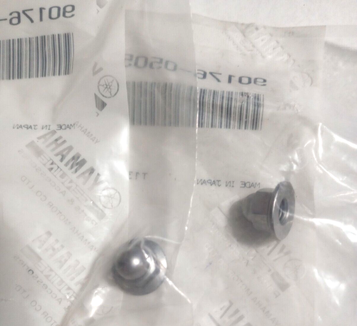 Yamaha WR250, XVS950, XVS1300 Crown Nut NOS 90176-05051 Qty. 2 (L-6350 ...