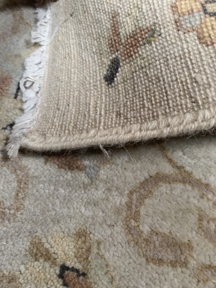 Cream beige large Hand Knotted Wool Rug From Frith Rugs RRP£6500 | eBay UK