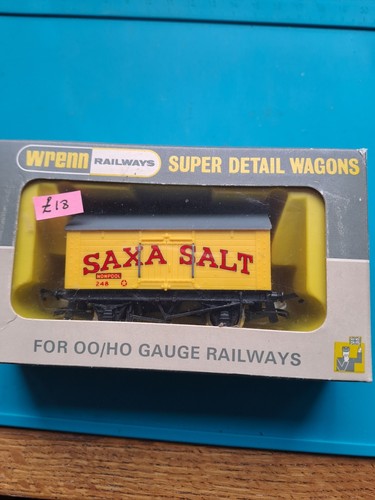 Railway Saxa Salt Wrenn OO Gauge Salt Van 248 Saxa W4665P Boxed | eBay