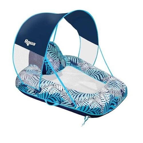 Aqua Pool Chair Float for Adults – Zero Zero Gravity Pool Chair w/ Canopy | eBay