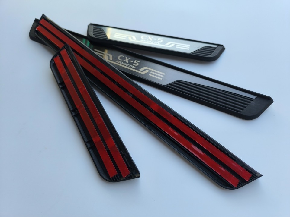 For Mazda CX-5 Car Accessories Door Sill Cover Scuff Plate Protector ...