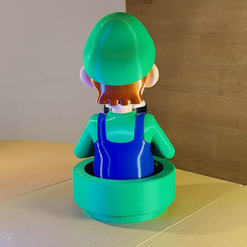 Scared Luigi Lamp , Luigi’s Mansion Light , Nintendo Super Mario Bros ...