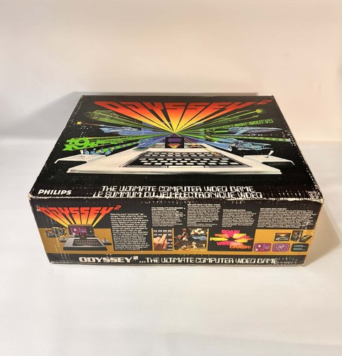 Vintage Magnavox Odyssey 2 Computer Console w/ Box & 1 Game 80s Gaming ...