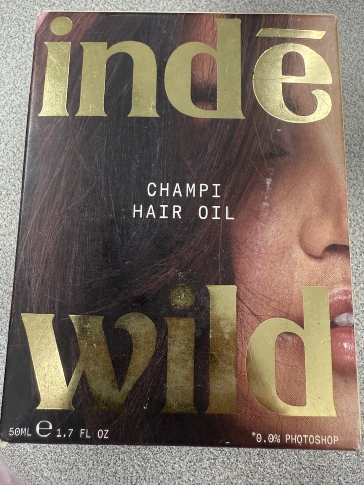Inde Wild Champi Hair Oil With Bhringraj, Brahmi & Amla For Regrowth ...