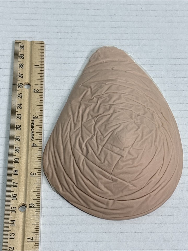 Breast Prosthetic Left Teardrop Lifelike 4.8 Oz Silicone Nipple ...