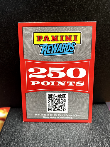 Panini Rewards Points 250 Redemption Card - Unused Redeem Code | eBay