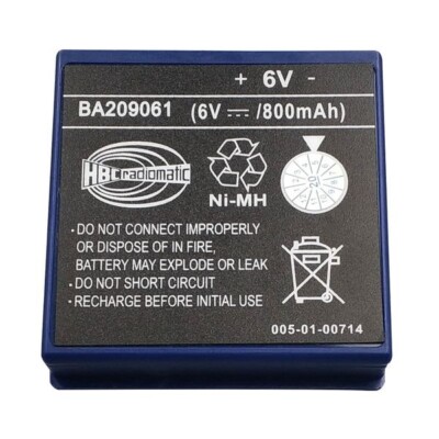 BA209061 Battery 6V 800mAh HBC Remote Control Battery NiMH Rechargeable ...