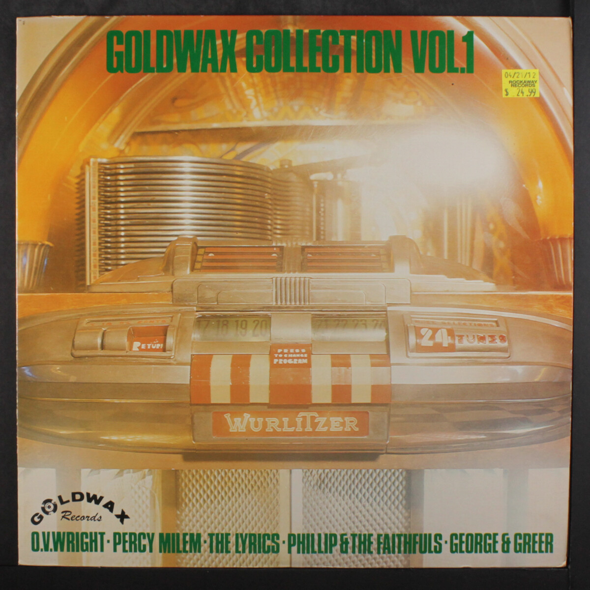 VARIOUS: goldwax collection, vol. 1 VIVID SOUND 12" LP 33 RPM Japan | eBay