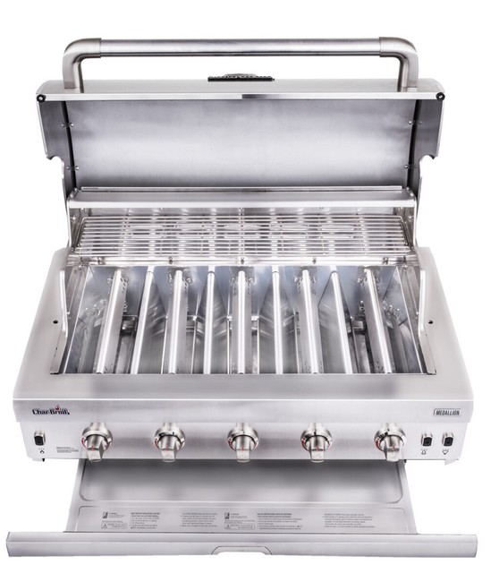 Char-Broil Medallion Series 463277519 Bilt-In 5-Burner Grill ...