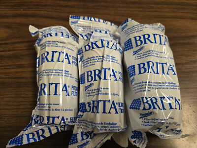 Brita Pitcher Filter Replacement Cartridges, Sealed Lot of 3 Part ...