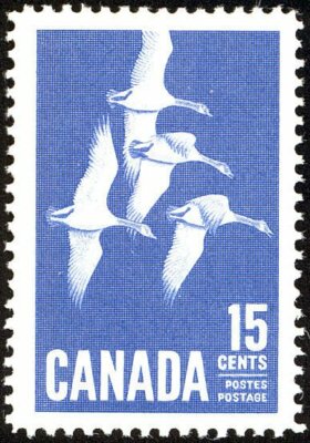 CANADA -1963- Canada Goose (Branta canadensis) - MNH Definitive Air ...