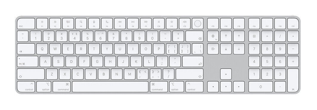 Apple Magic Keyboard with Touch ID and Numeric Keypad for Mac Models ...