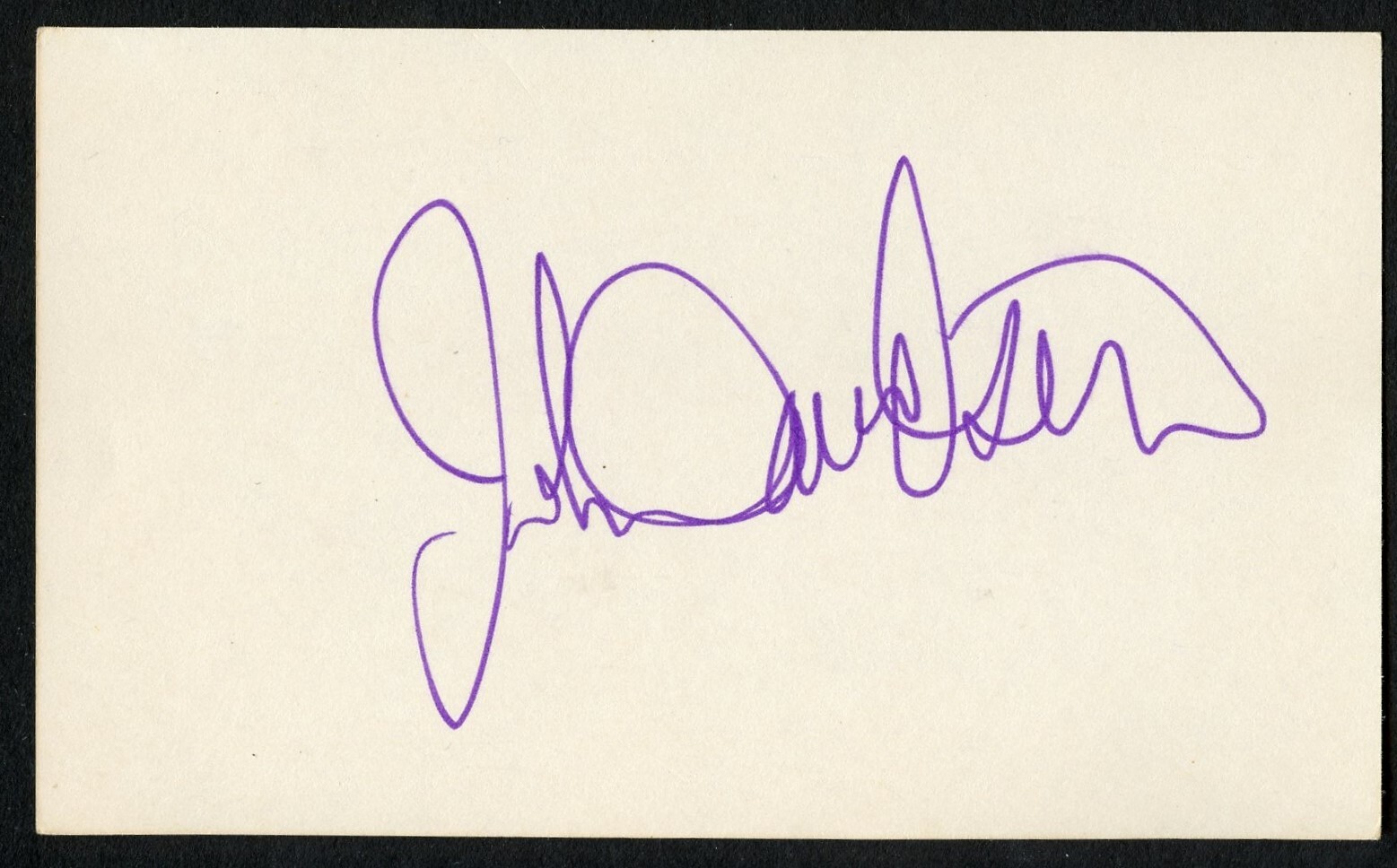 John Davidson signed autograph Vintage 3x5 Hollywood: Host That's ...