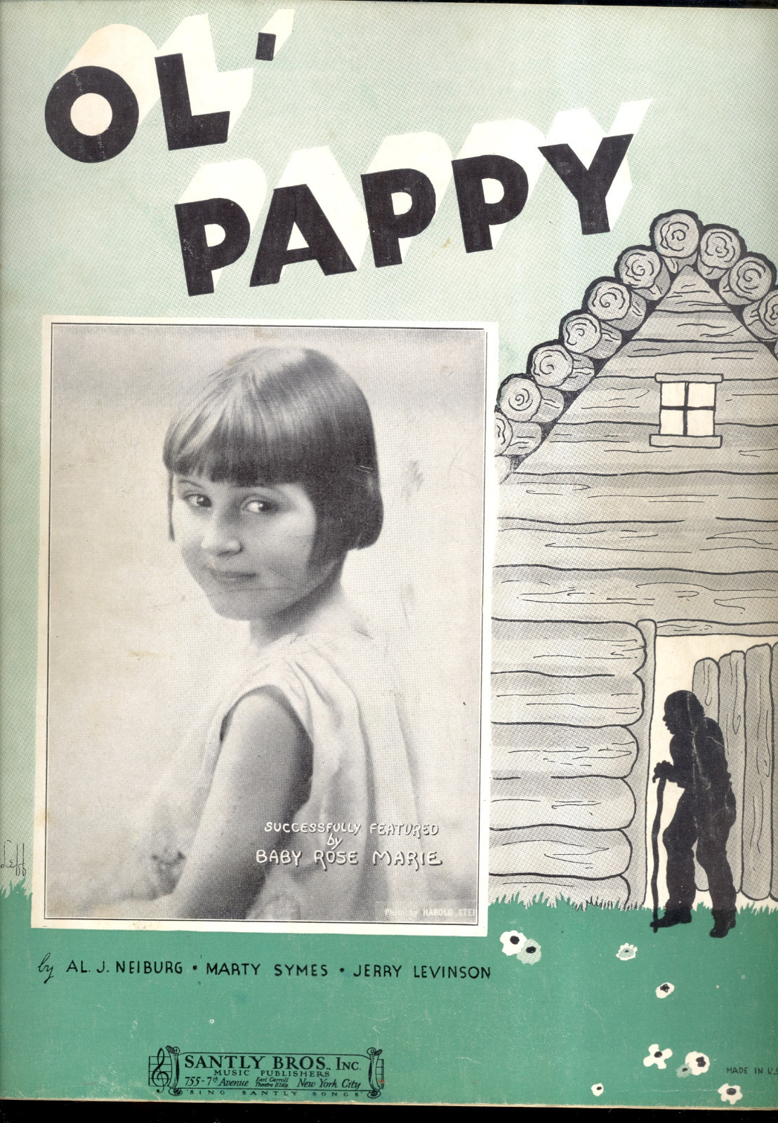 BABY ROSE MARIE Sheet Music "Ol' Pappy" 1934 | eBay