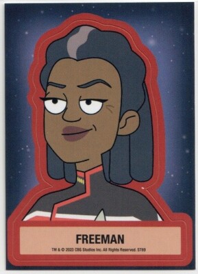 Star Trek: Lower Decks - Stickers - ST67 Captain Carol Freeman - Insert ...