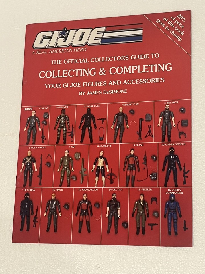 G.I. Joe Official Collectors Guide Book James DeSimone ARAH GI | eBay