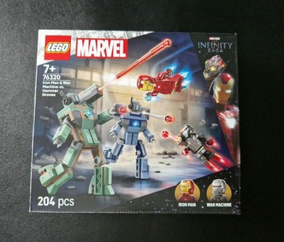 Lego Marvel Iron Man & War Machine vs. Hammer Drones Set 76320 | eBay UK