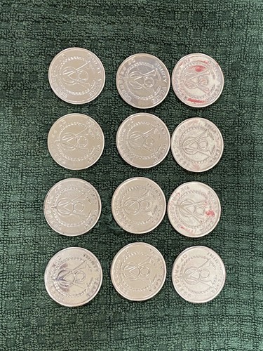 Lot of 12 Chrome Ford 1903-1933 Commemorative Coins – Classic Car ...