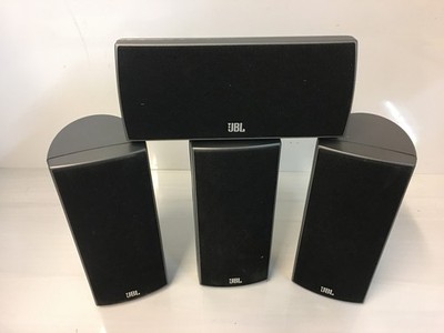 (4) JBL 160SISAT & 160SICEN Home Theater Satellite Center Speaker Set ...
