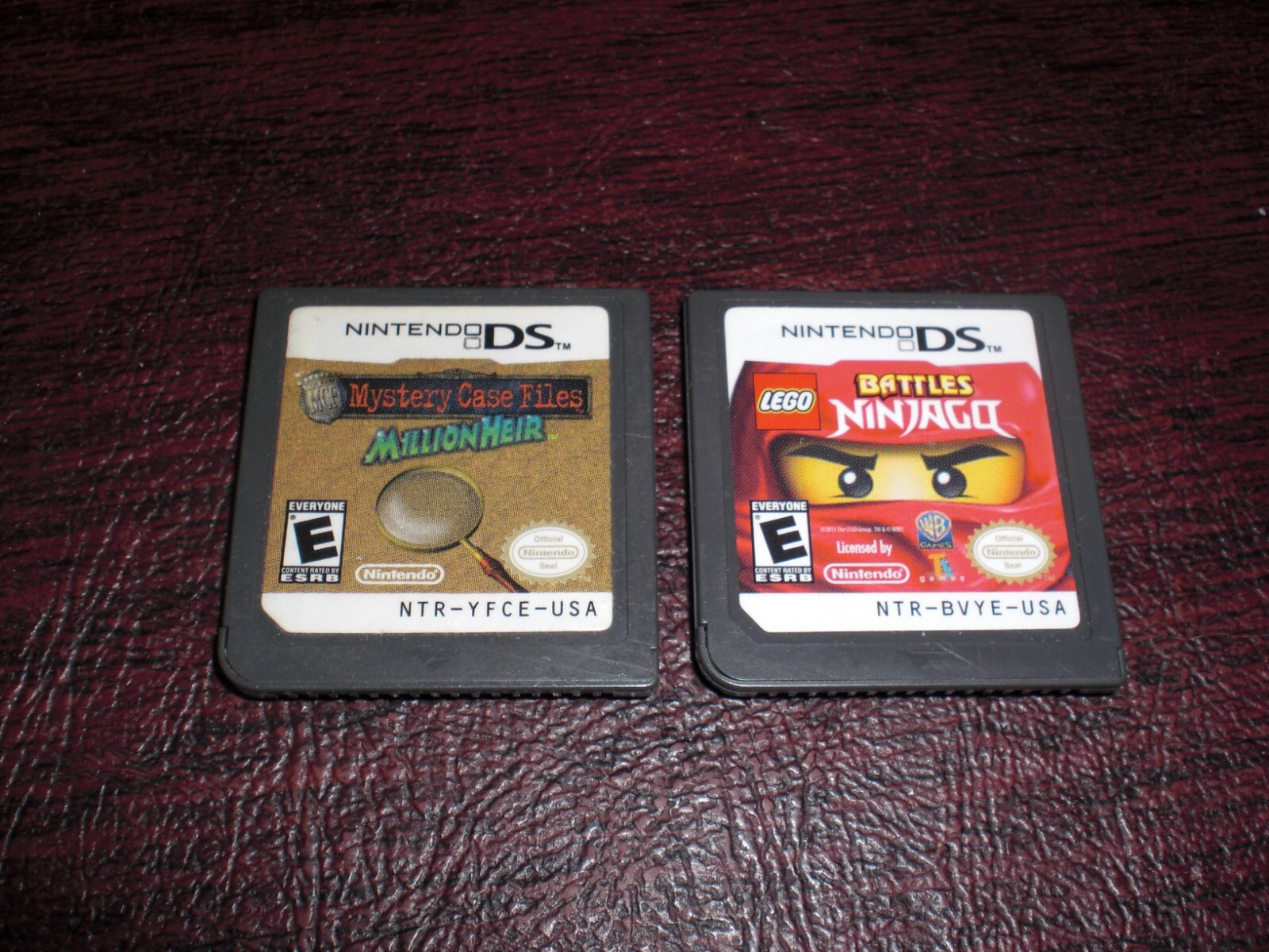 Mystery Case Files: MillionHeir + LEGO Ninjago Nintendo DS DSi 3DS XL ...