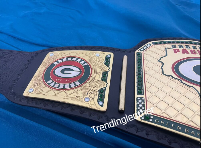Green Bay Packers American Football NFL Championship Replica Title Belt ...