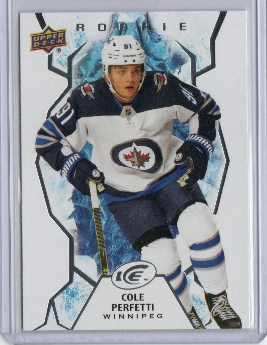 2021-22 Upper Deck Ice Cole Perfetti Rookie RC #104 - Winnipeg Jets | eBay
