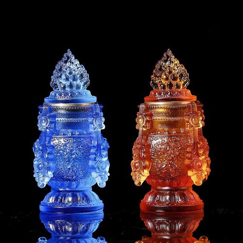 12.8cm Tibetan Tranic Supplies,Resin Longevity Eight Symbol Ruyi Lucky ...