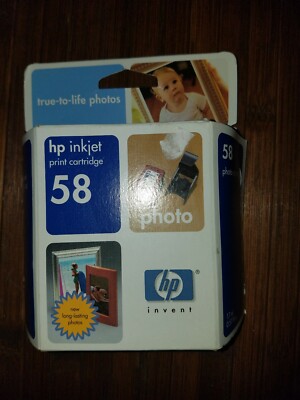 HP 58 Inkjet Print Cartridge C6658AN Photo Ink New Sealed Exp 2004 | eBay