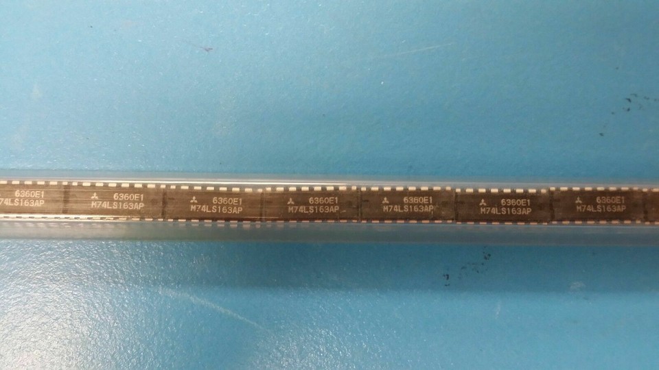 (5 PCS) M74LS163AP MITSUBISHI IC,COUNTER,UP,4-BIT BINARY,LS-TTL,PDIP16 ...