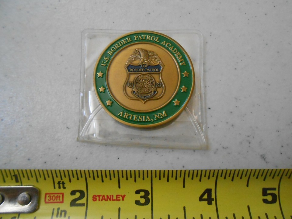 RARE 2010 /2011 U.S. BORDER PATROL ACADEMY CLASS 958 CHALLENGE COIN HTF ...