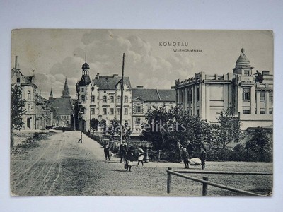 KOMOTAU Chomutov Repubblica Ceca Czech Republic AK old postcard | eBay