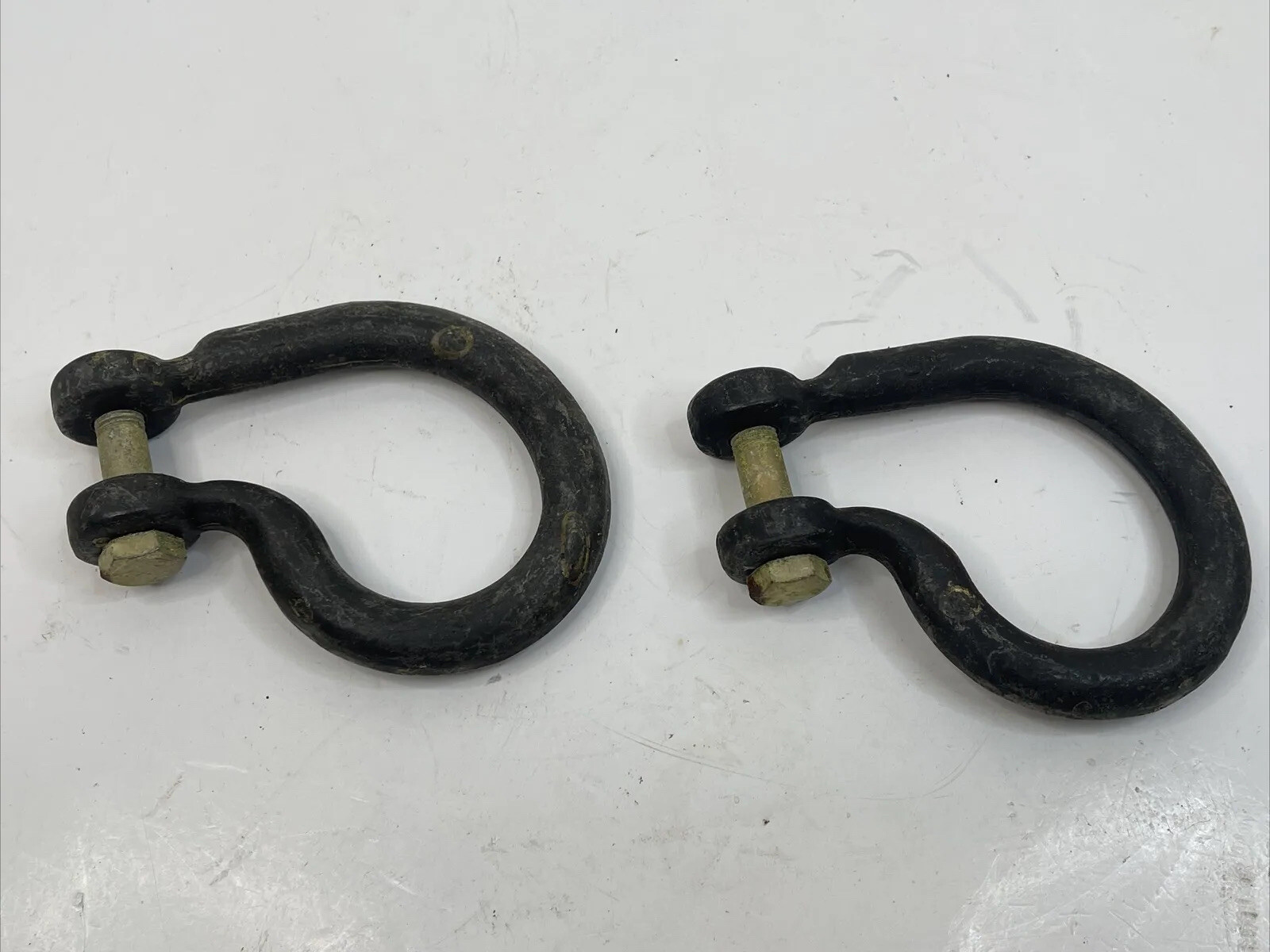 Military Jeep Tie Down Tow Clevis Shackles Lot Of 2 NOS | eBay