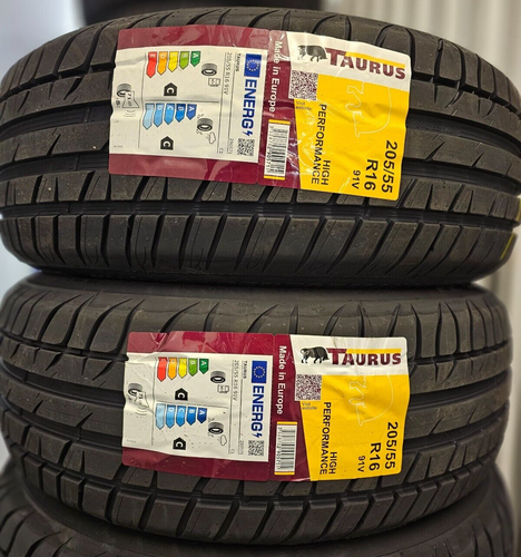 2X NEW CAR TYRES TAURUS BY MICHELIN 205/55/16 205 55 ZR16 91V UHP ...