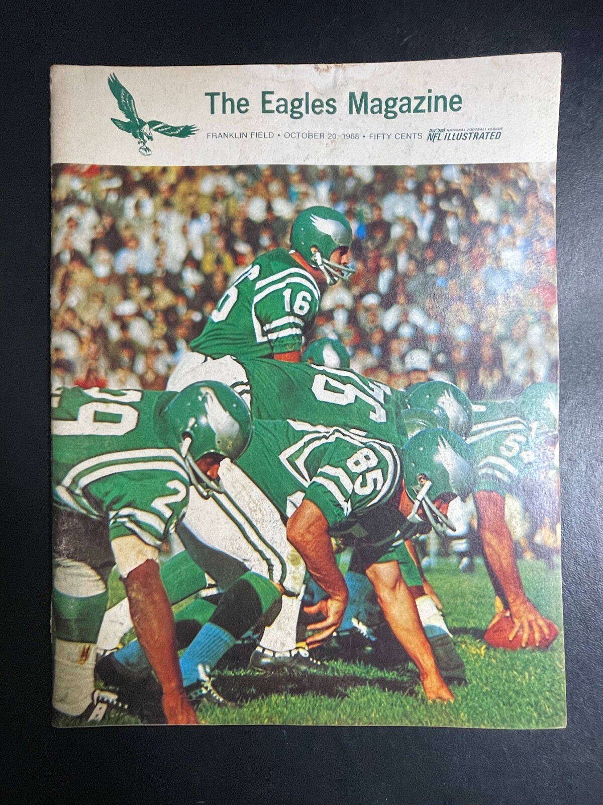 1968 Philadelphia Eagles NFL Football Program Chicago Bears Ditka TD | eBay