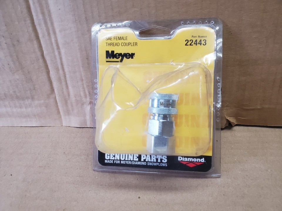 Genuine OEM Meyer 22443 Snow Plow Hose End SAE Female Thread Coupler ...