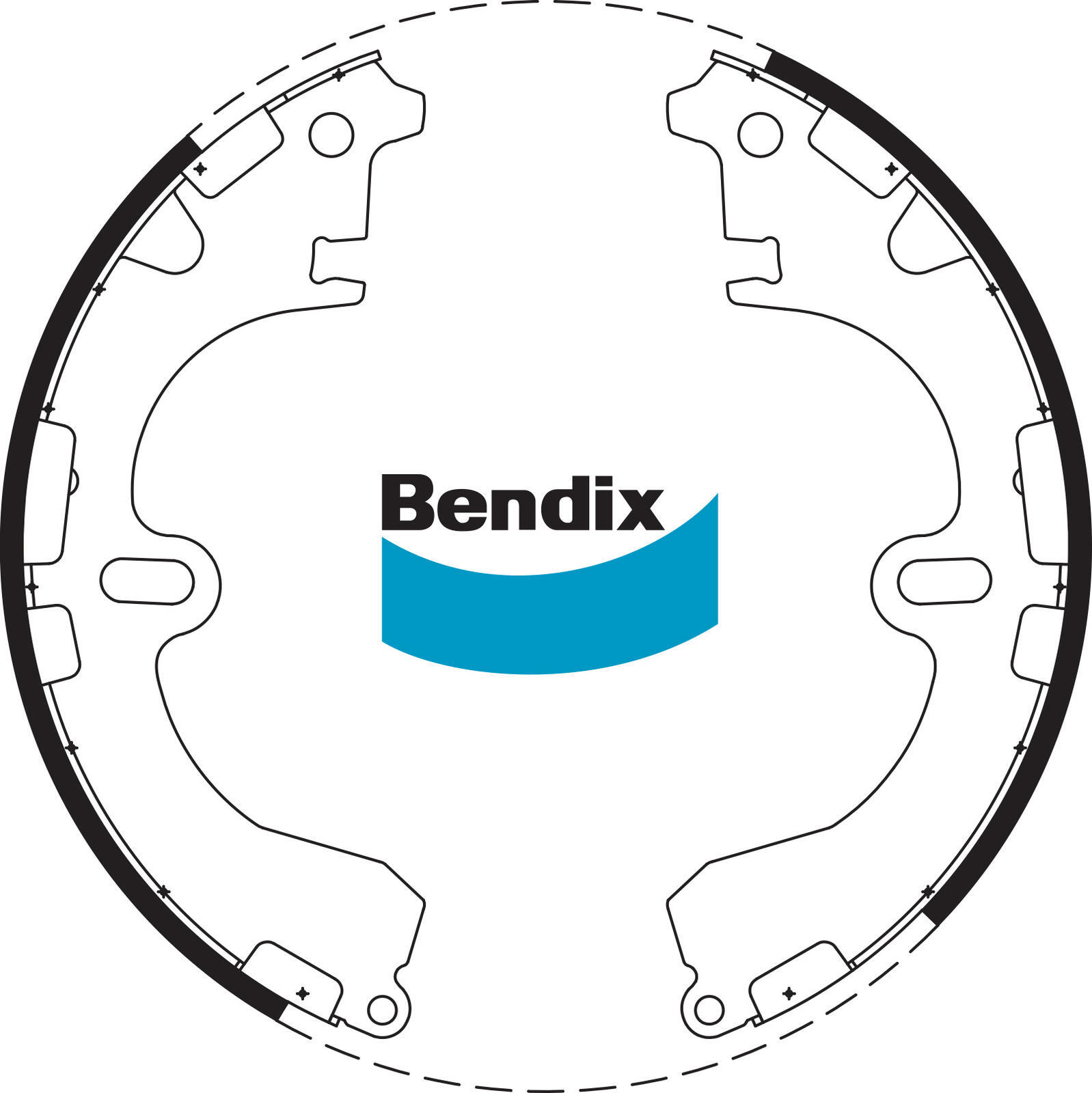 Bendix BS1704 Brake Shoe | eBay