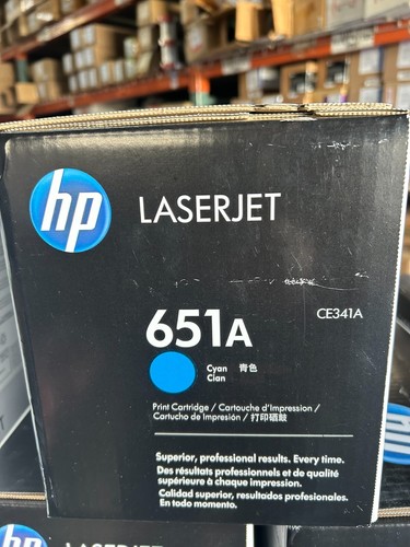 HP Toner 651A Cyan CE341A | eBay