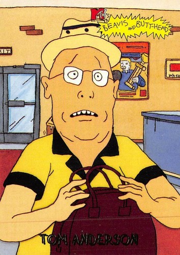 Beavis and Butt-Head 1994 Fleer Ultra Trading Card #9569 Tom Anderson ...