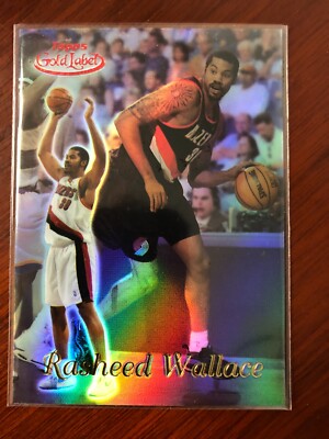 1999 Topps Gold Label (Red) Rasheed Wallace | eBay
