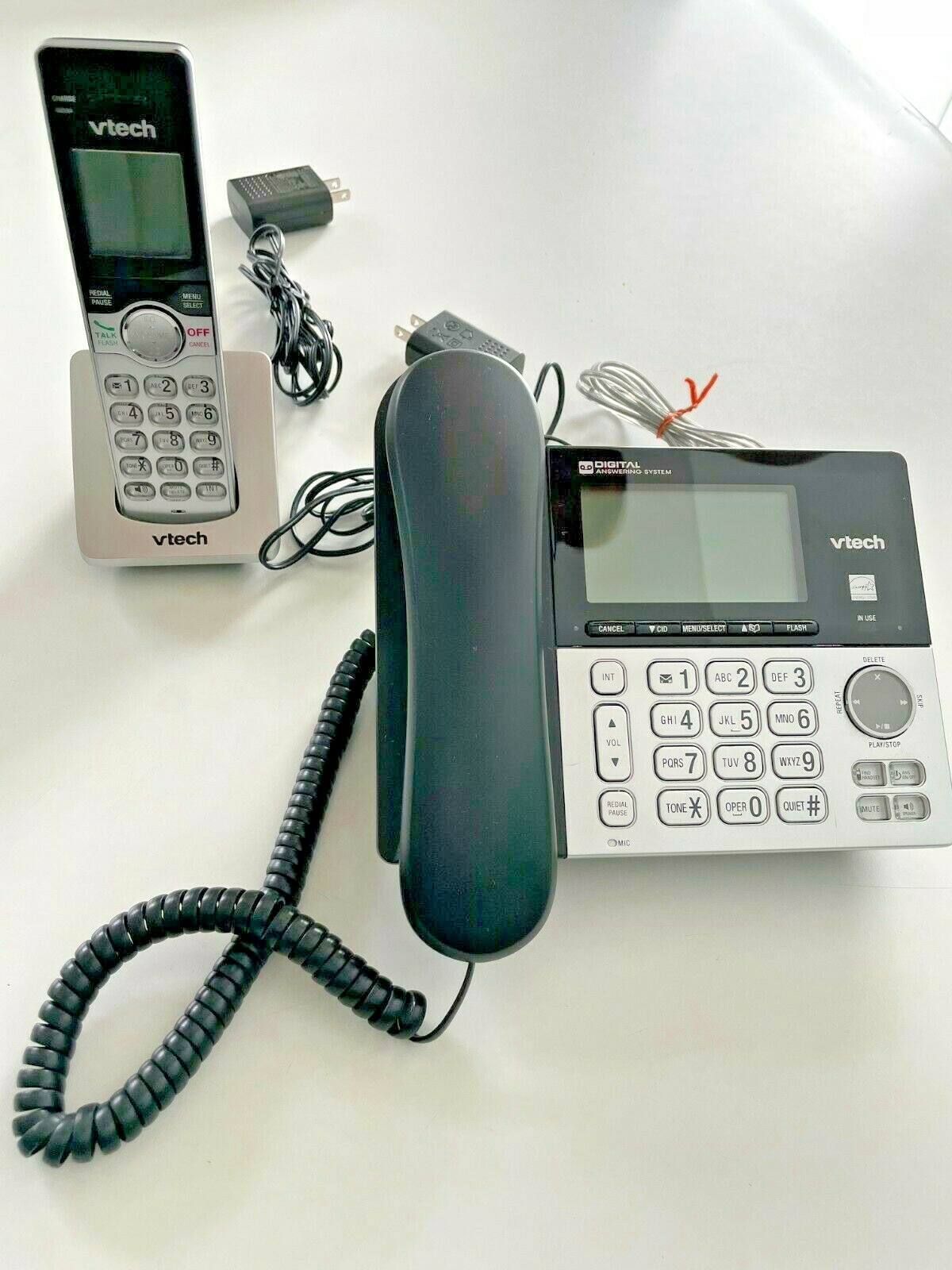 VTech - CS6949 Expandable Cordless Phone System w Digital Answering ...