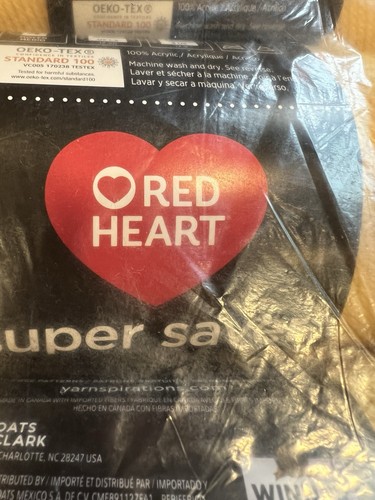 Lot Of 6 Red Heart Yarn 7 Oz Ea Color Cornmeal NEW SEALED Packages | eBay