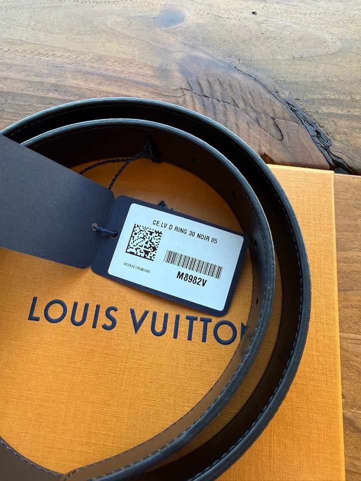 Louis Vuitton x Takashi Murakami LV D-Ring 30mm 85cm/34 Belt New with ...