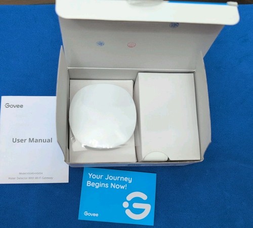 Govee Water Detector 2 with Wi-Fi Smart Gateway H5054+H5040 White Open ...