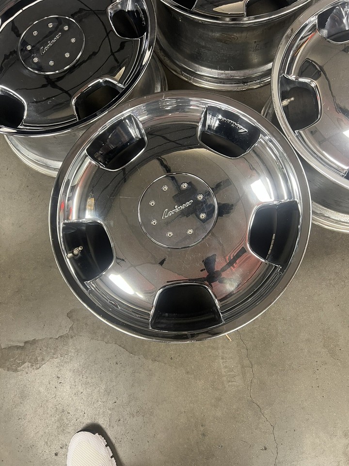 20" Chrome Lorinser D 93 Wheels Rims Mercedes-Benz S Class SL MR BIG MJ ...